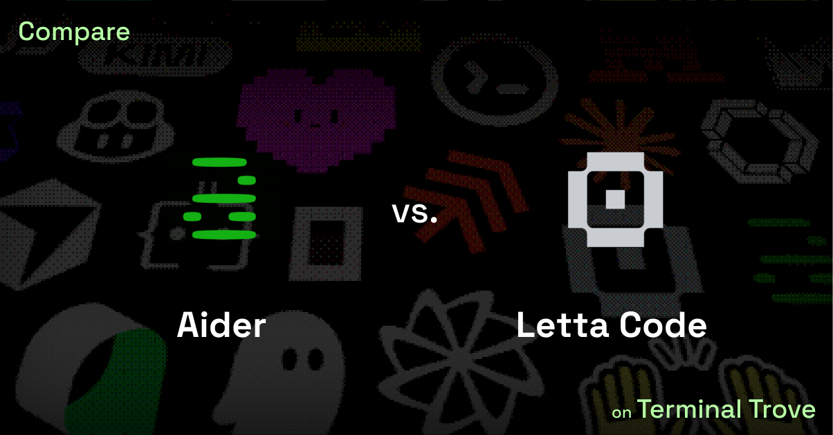 Aider vs Letta Code - Terminal Trove
