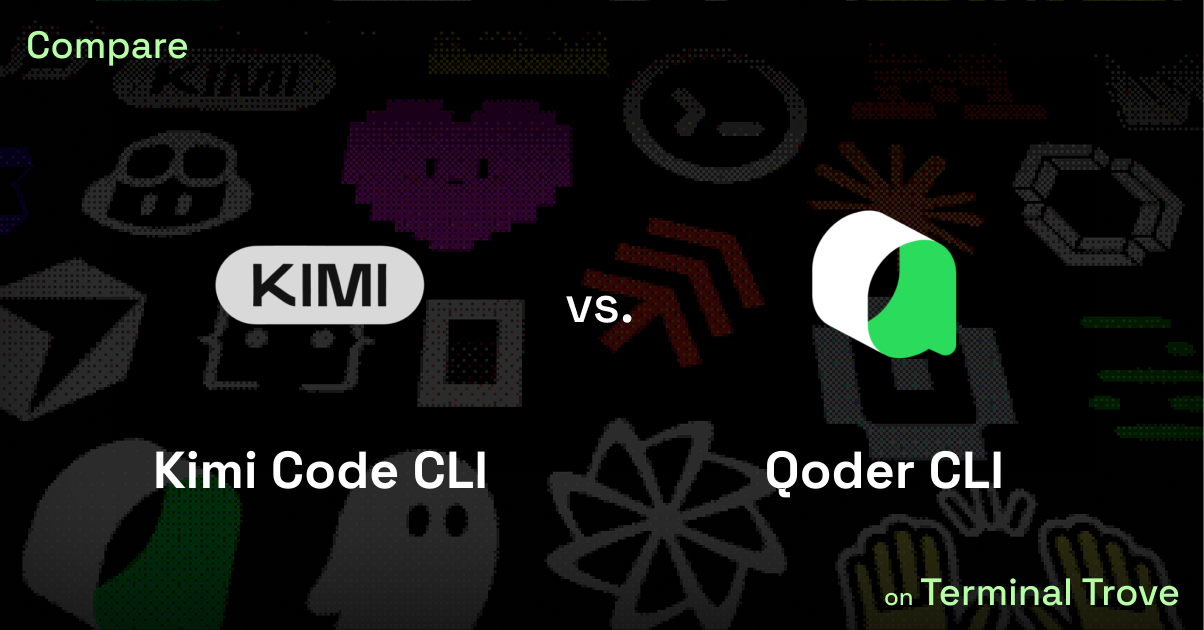 Kimi Code CLI vs Qoder CLI - Terminal Trove
