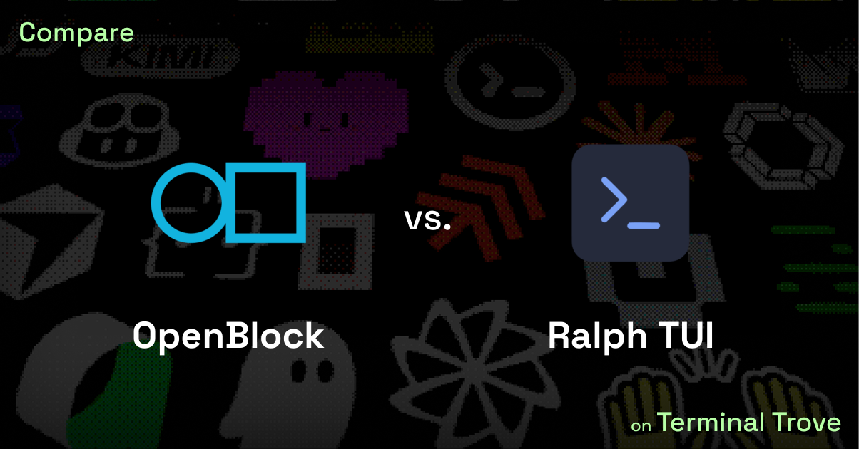 OpenBlock vs Ralph TUI - Terminal Trove